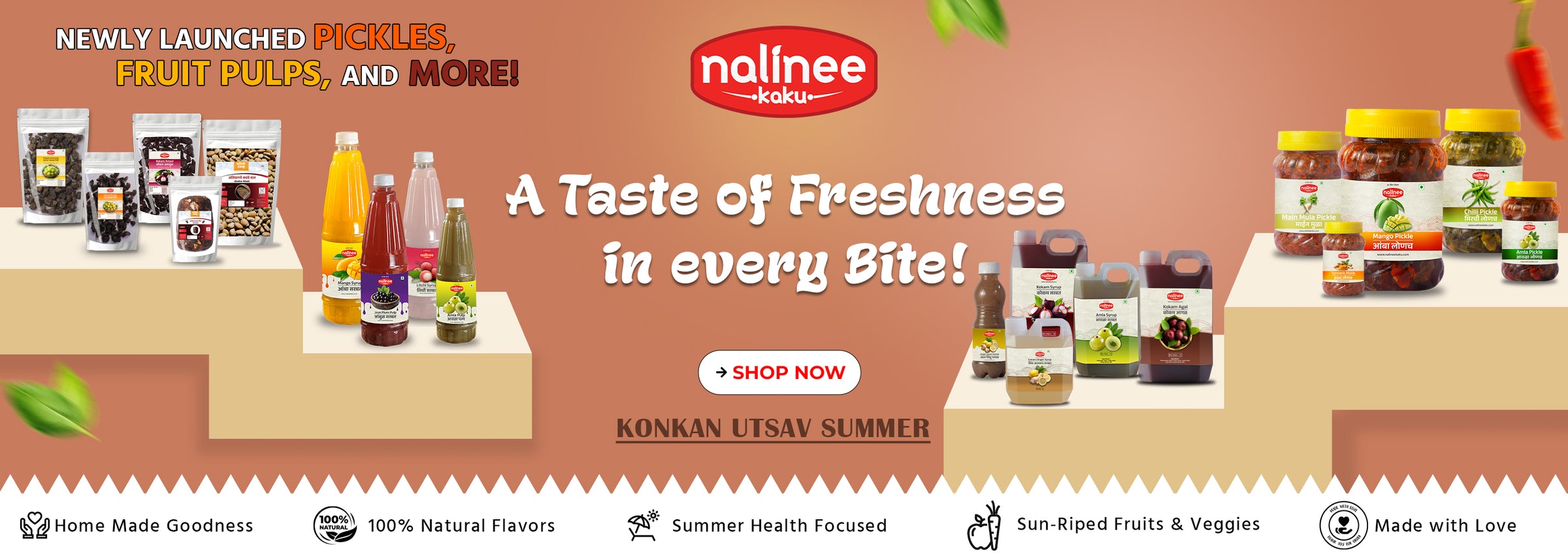 Nalinee Kaku is best store for good quality masala, wood press oil, dr